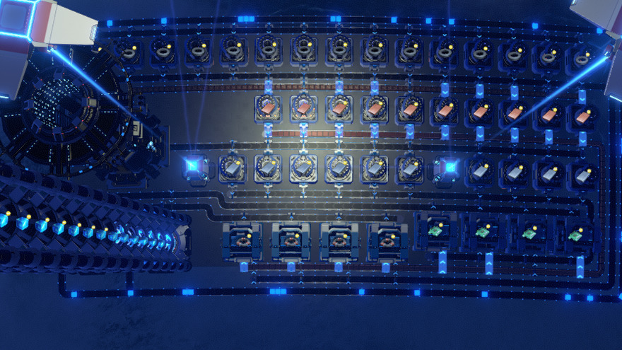 Dyson Sphere Blueprints - Electromagnetic Matrix Box, blue science, 600/min