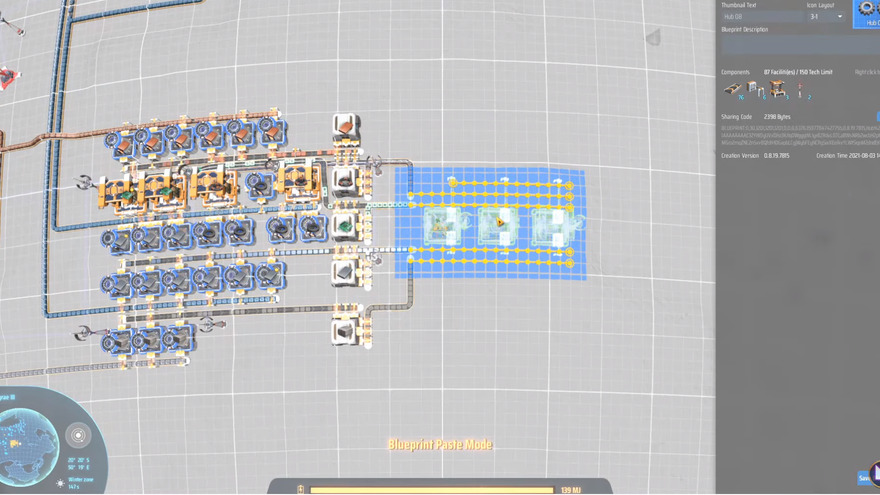 Dyson Sphere Blueprints - Nilaus Jump Start HUB #08 - Gears