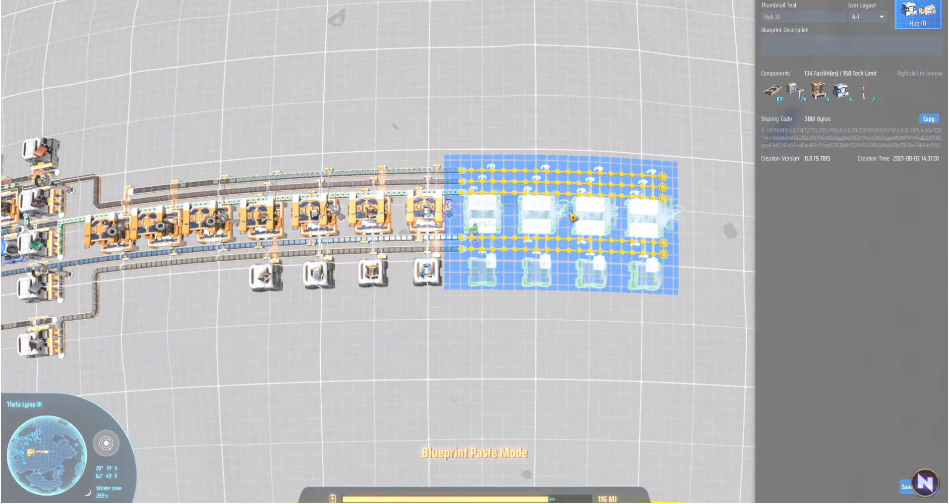 Dyson Sphere Blueprints - Nilaus Jump Start HUB #10 - Hub #2