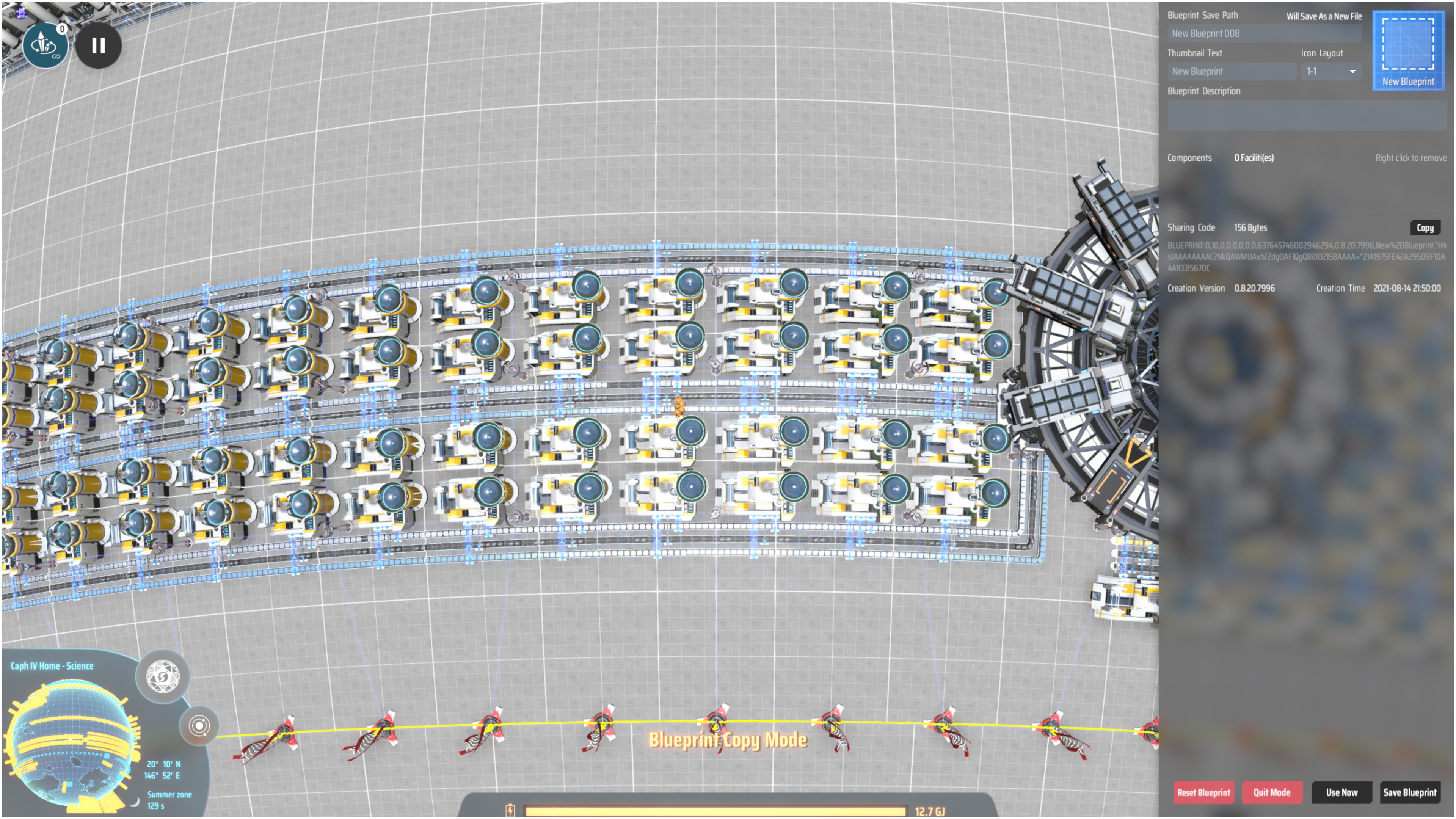 Dyson Sphere Blueprints - Carbon Nanotube (Basic)