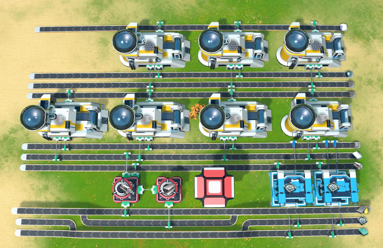 Dyson Sphere Blueprints - 2x Frame Material Production from basic ...