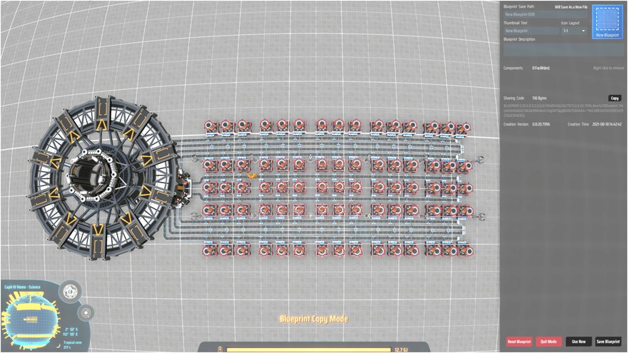 Dyson Sphere Blueprints - Copper Smelter (upgraded)