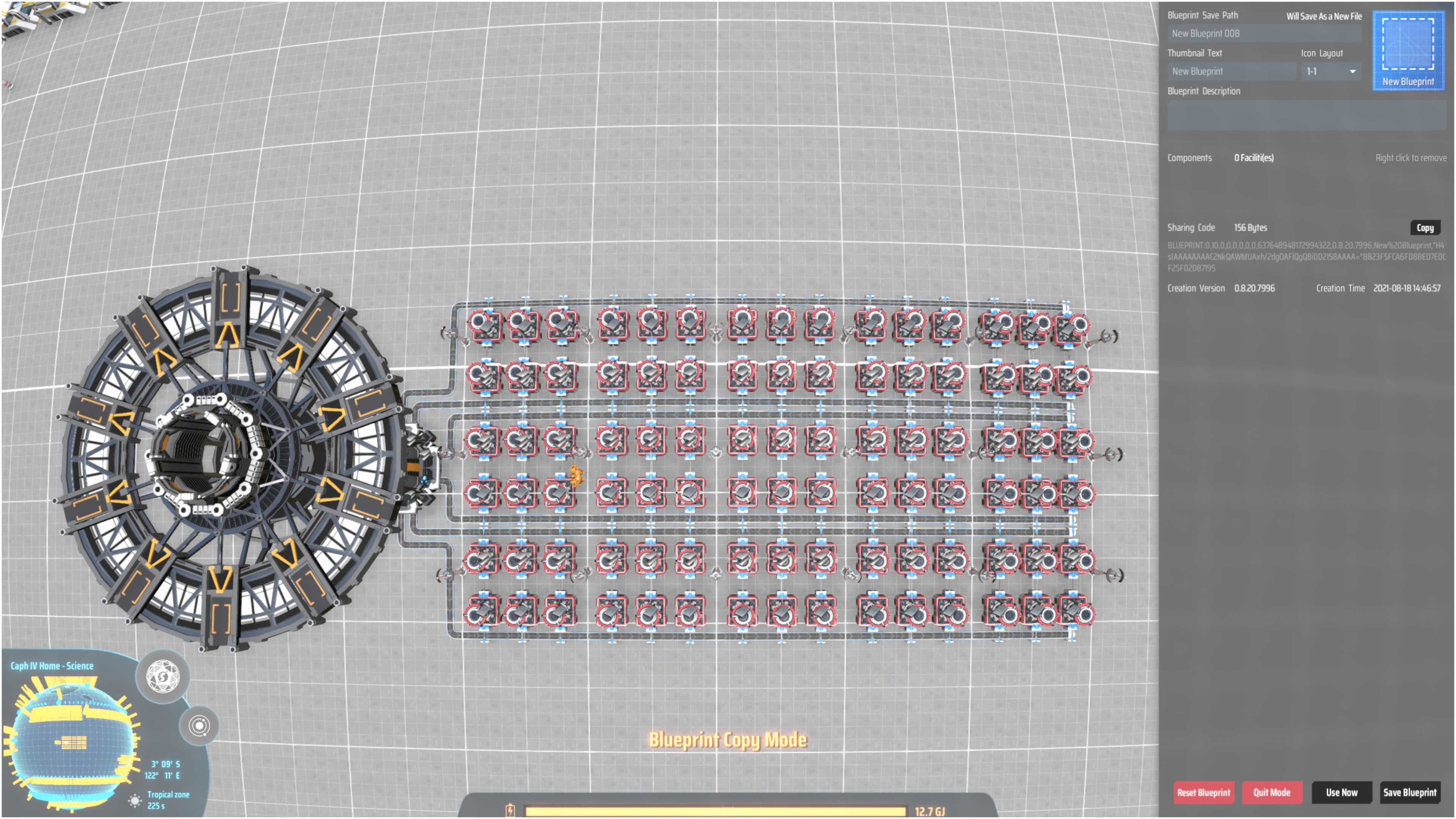 Dyson Sphere Blueprints - Steel Smelter (upgraded)