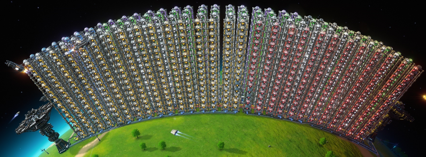 Dyson Sphere Blueprints - Science - Tileable - 30 white/second