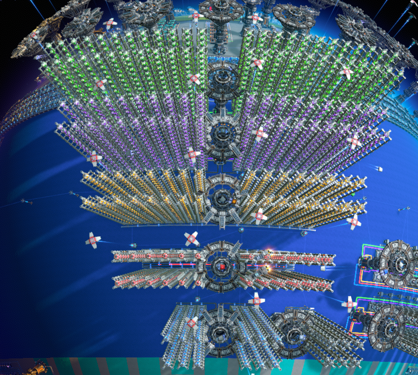 Dyson Sphere Blueprints - Red science - 1 blue belt