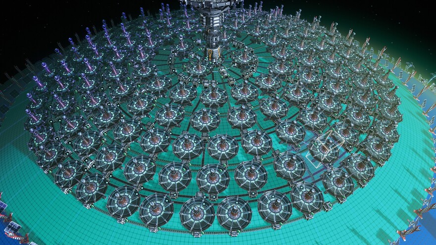 Dyson Sphere Blueprints - 5 - XXXL - Polar Ray Receiver Array ...