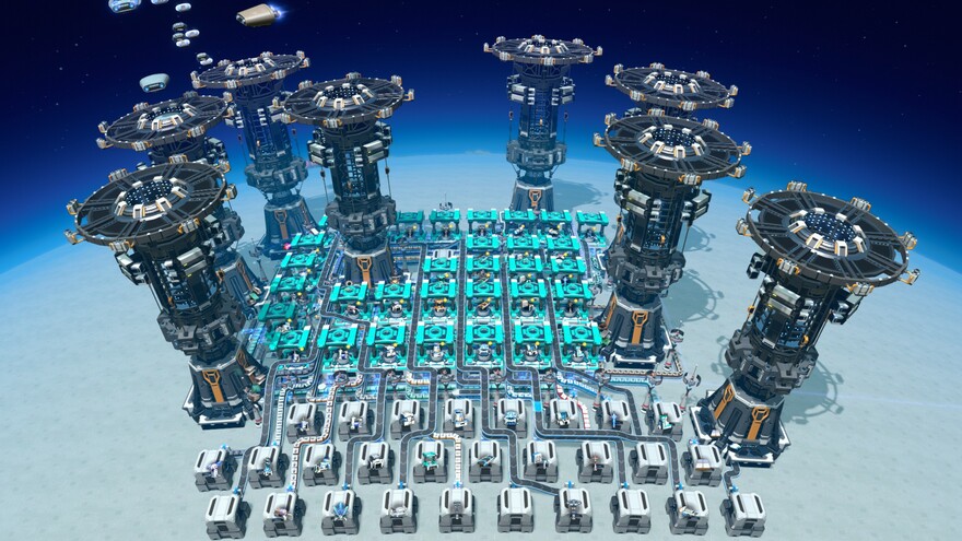 Dyson Sphere Blueprints - Ultra Compact Mini Mall v1.1