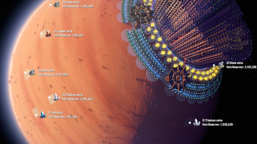 Dyson Sphere Blueprints - Polar Labs All Cubes to White Cubes to ...
