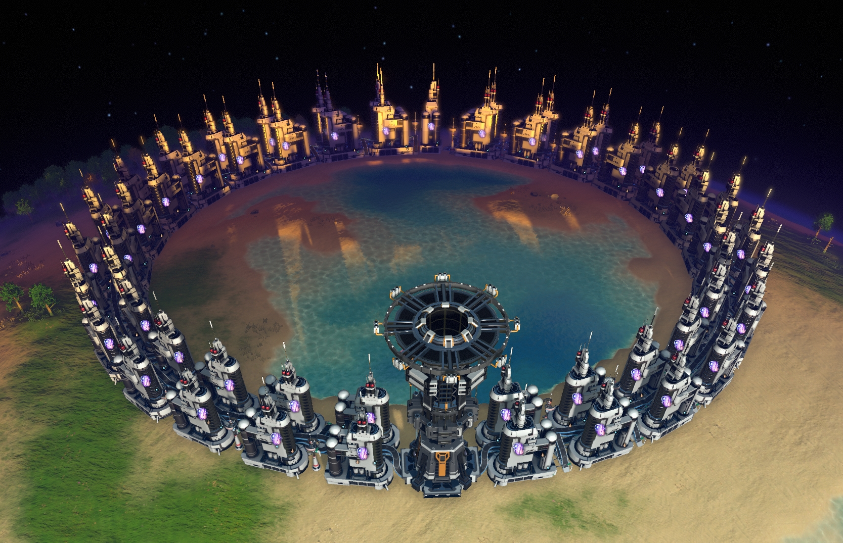 Dyson Sphere Blueprints - Oil Refinery 1,650/min