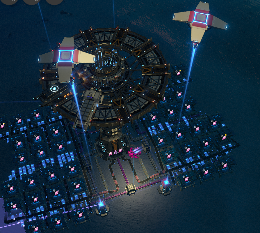 Dyson Sphere Blueprints - [Node] Casimir_Crystal (Grating_Ver) 900/Min ...