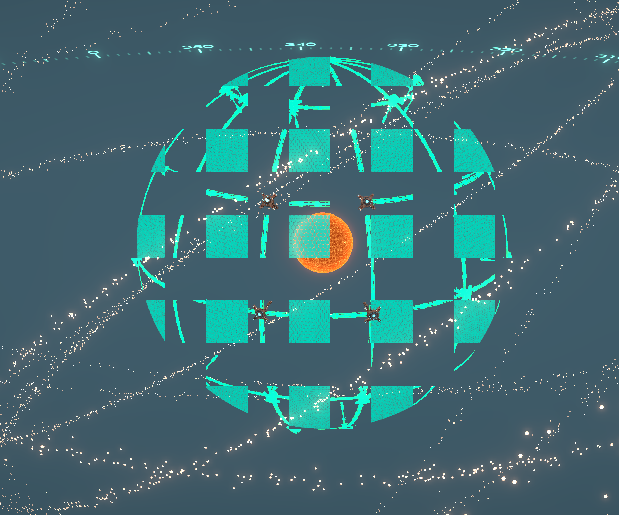 Dyson Sphere Blueprints - Simple small sphere