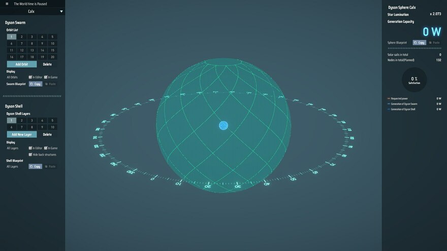 Dyson Sphere Blueprints - Basic Swirl