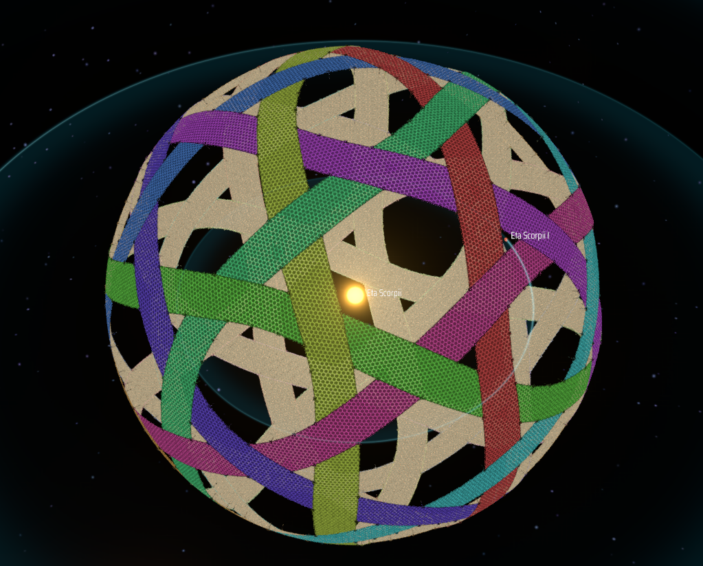 Dyson Sphere Blueprints - Ribbons 3