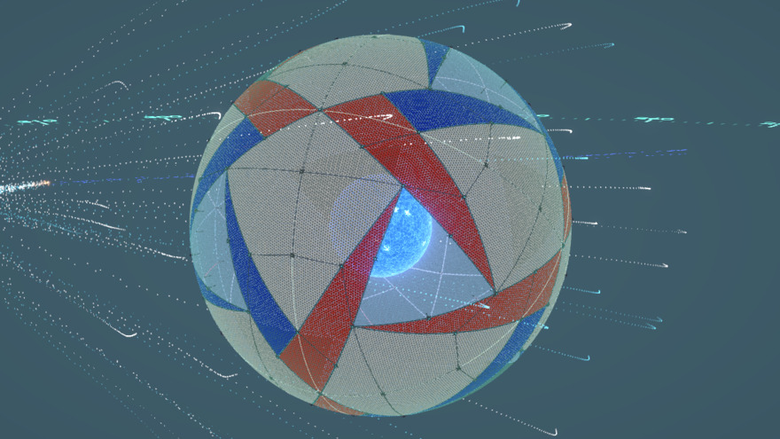 Dyson Sphere Blueprints - World cup Football ball 2022. Al Rihla