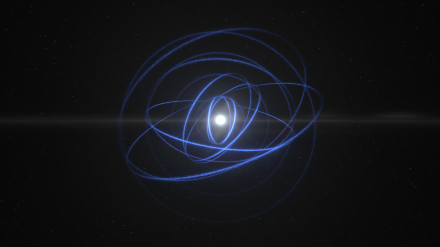 Dyson Sphere Blueprints Gemstone Swarm Sapphire