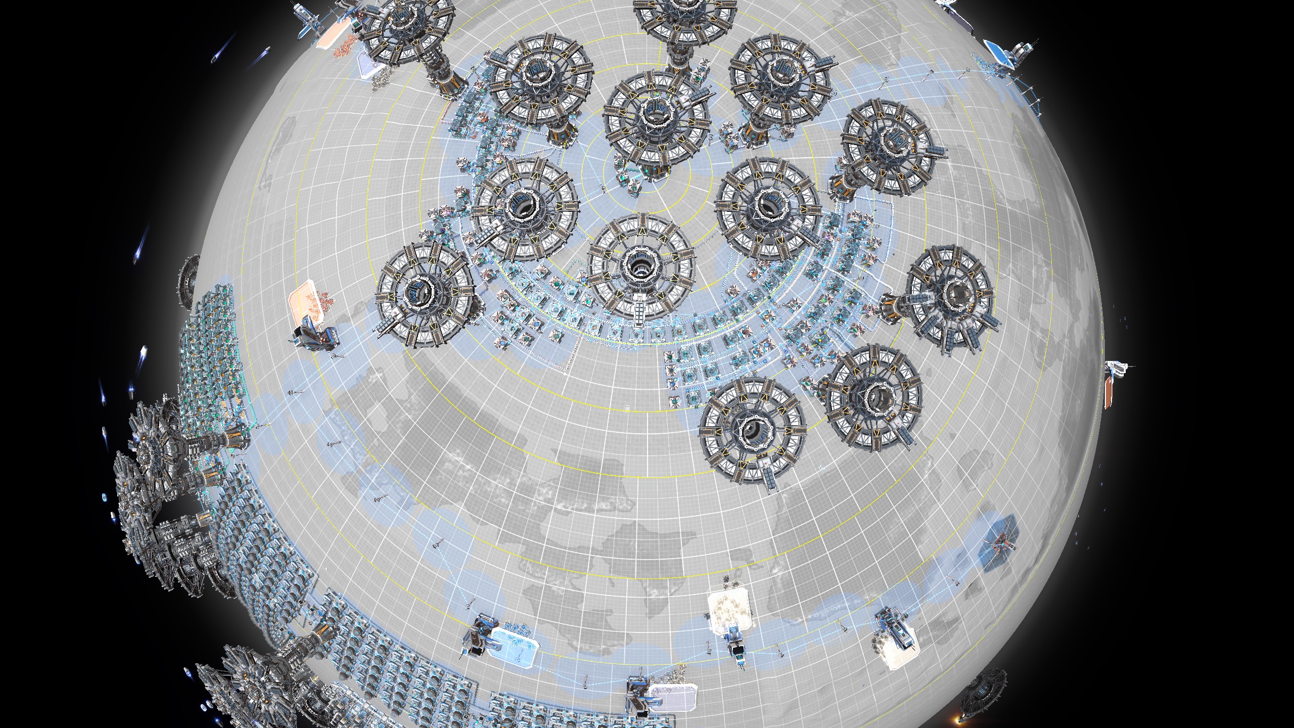 Dyson Sphere Blueprints - Shopping Mall - Pole Station