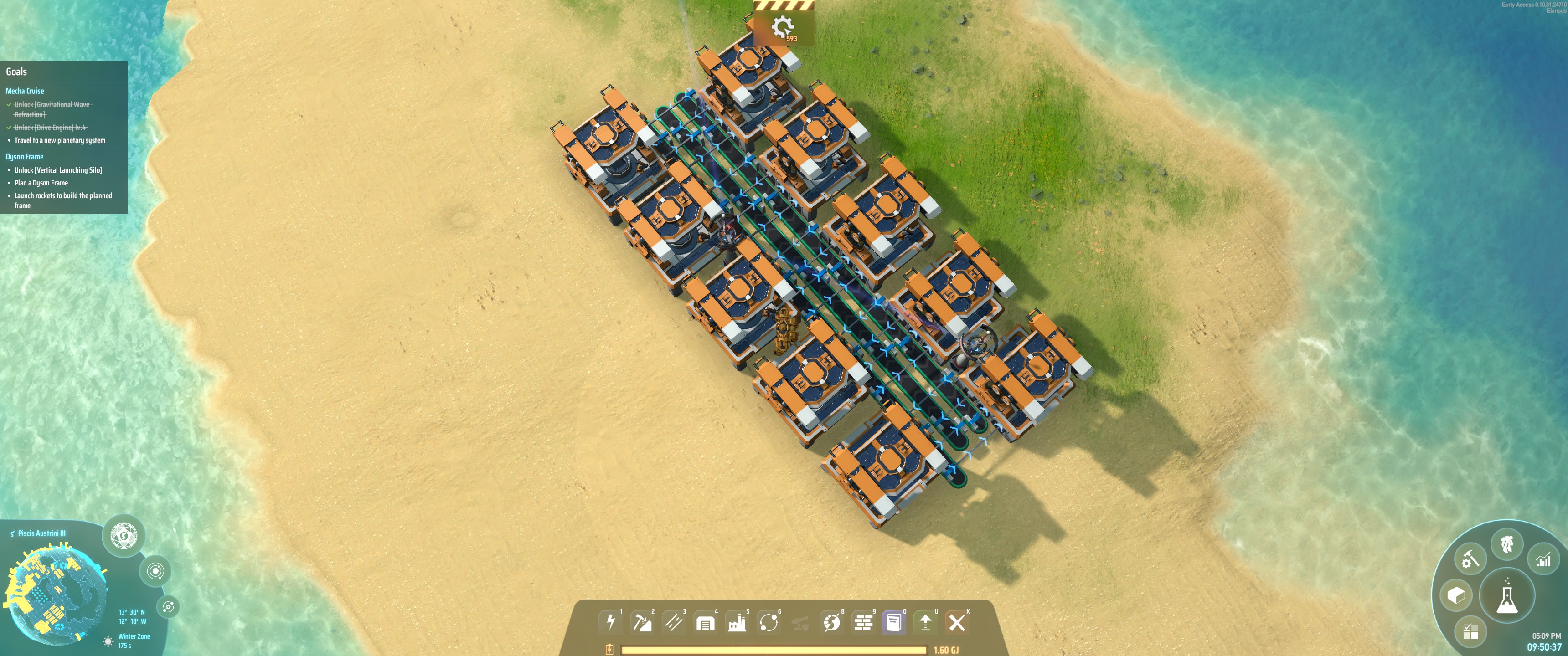 Dyson Sphere Blueprints - 2-Item Input/Output Assembler