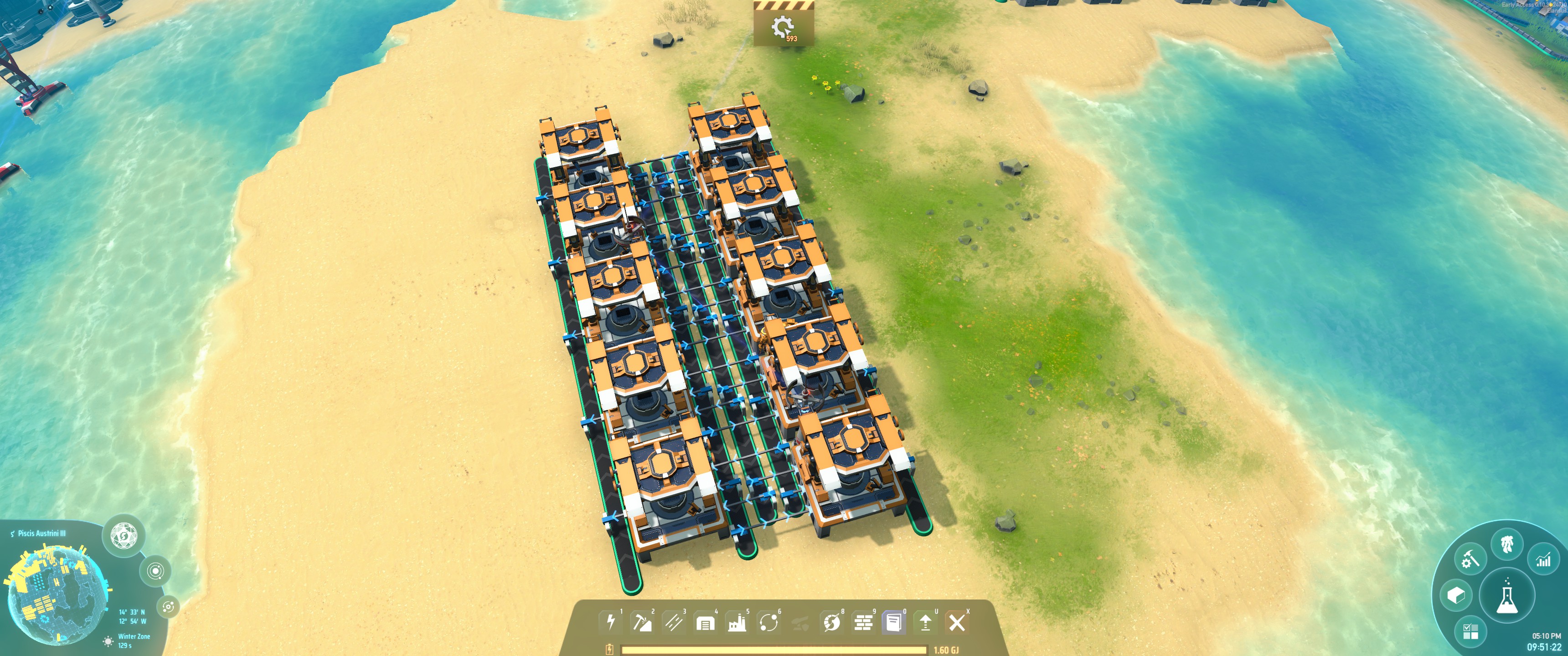 Dyson Sphere Blueprints - 3-Item Input/Output Assembler