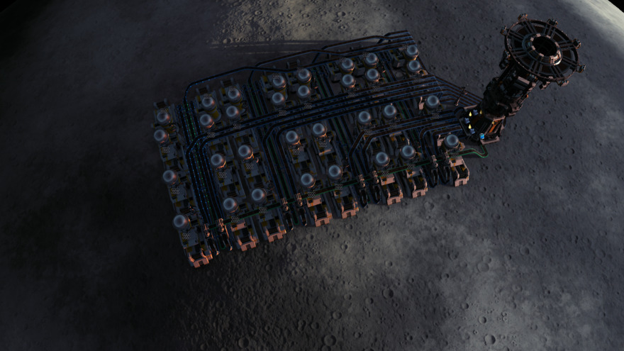 Dyson Sphere Blueprints - Graphene Production Plant