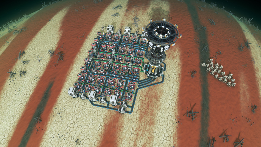 Dyson Sphere Blueprints - Kimberlite Furnace Array