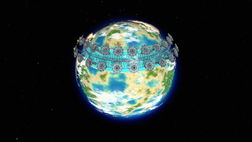 Dyson Sphere Blueprints - Vertical bus mall (complete)