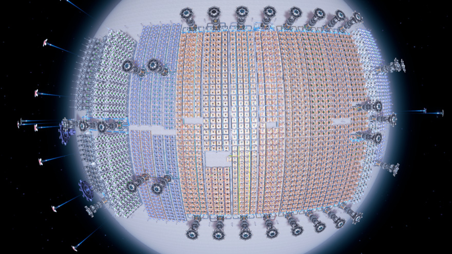 Dyson Sphere Blueprints - Green jello (30/s)