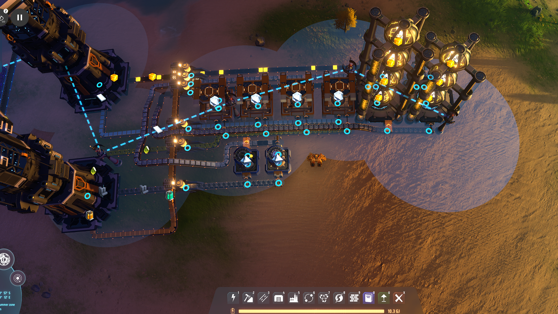 Dyson Sphere Blueprints - Compact Yellow Cube Production with Organic ...