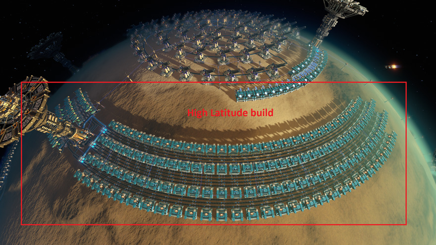 Dyson Sphere Blueprints - High latitude, proliferated processor build ...