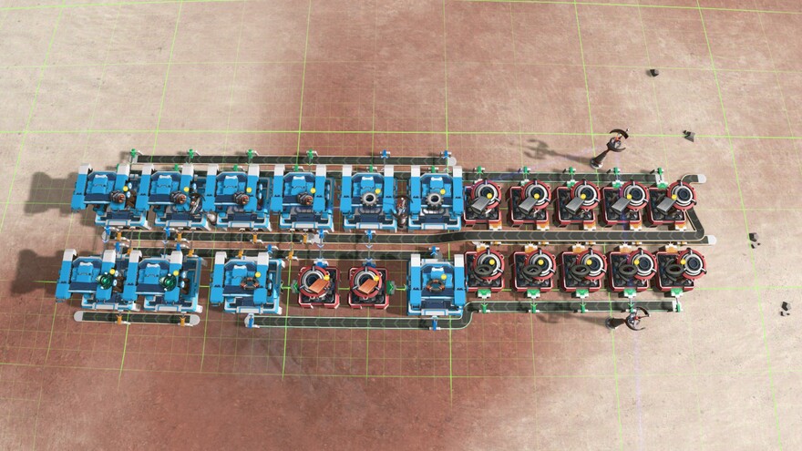 Dyson Sphere Blueprints - Electromagnetic Turbine - ore to product ...