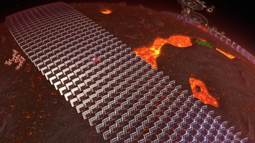 Dyson Sphere Blueprints - 12 bands of solar panels at the first transition