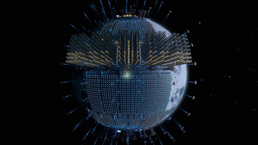 Dyson Sphere Blueprints - Yellow Cubes 36,000/min