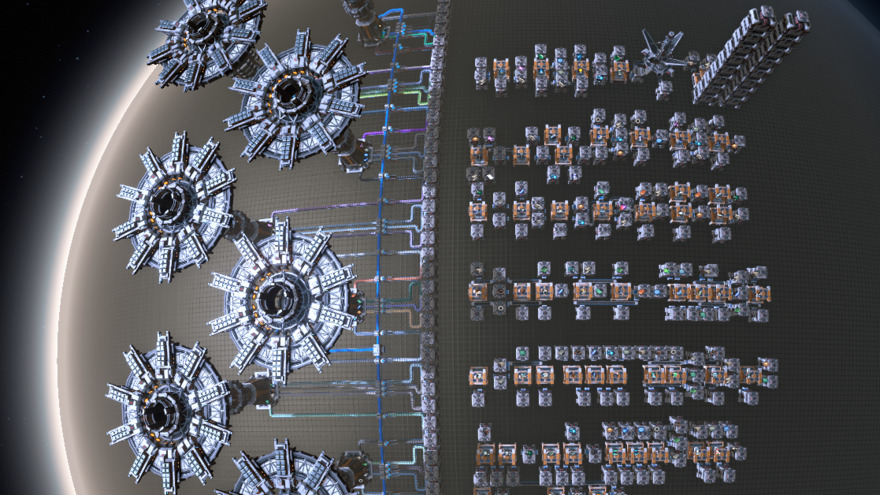 Dyson Sphere Blueprints - Mall With Bots