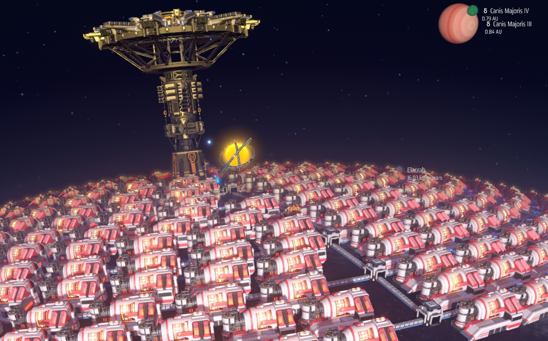 Dyson Sphere Blueprints - Polar 1 GW hydrogen thermal power plant generator