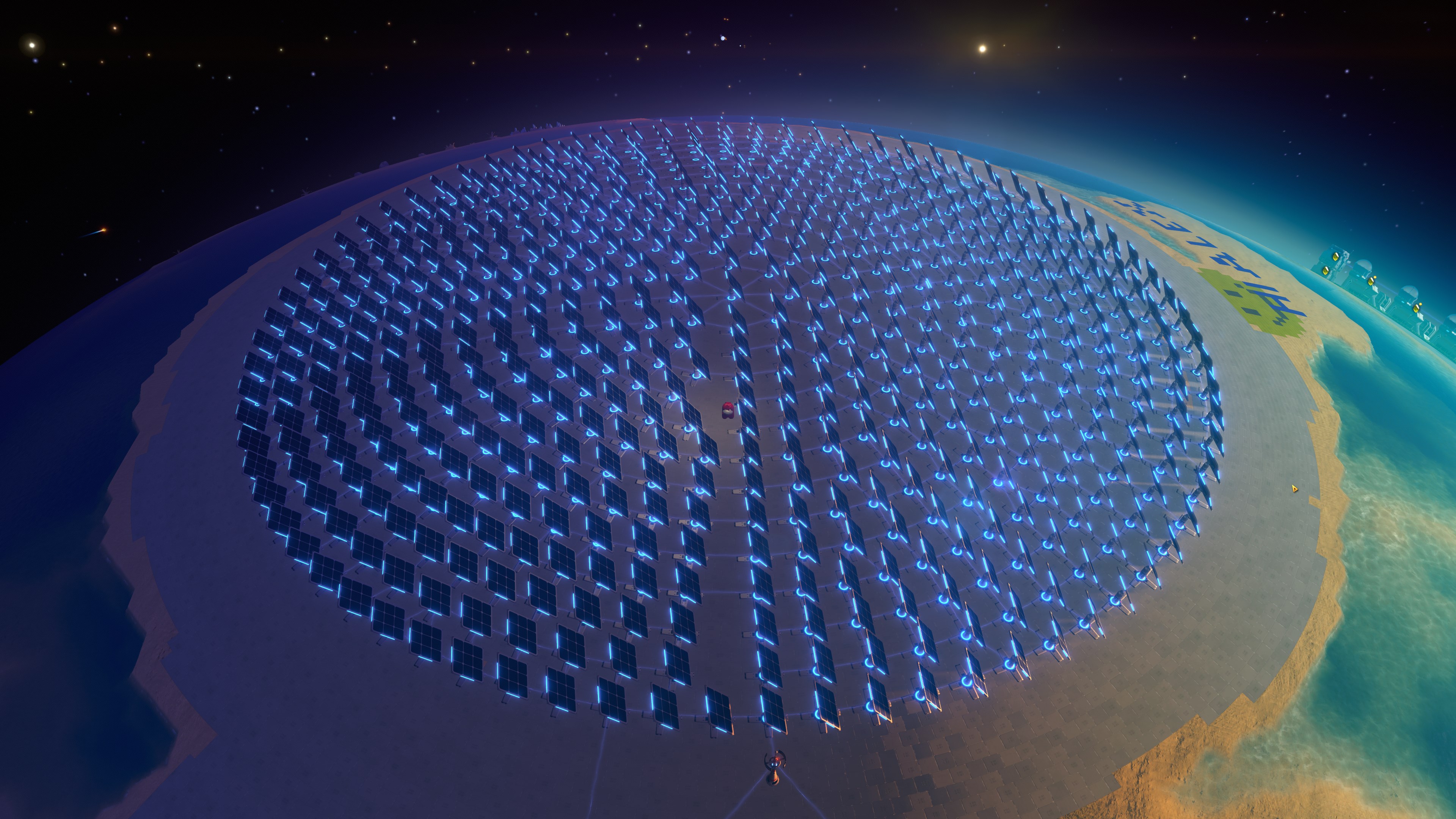 Dyson Sphere Blueprints - Solar Panel x560 Pole Distribution