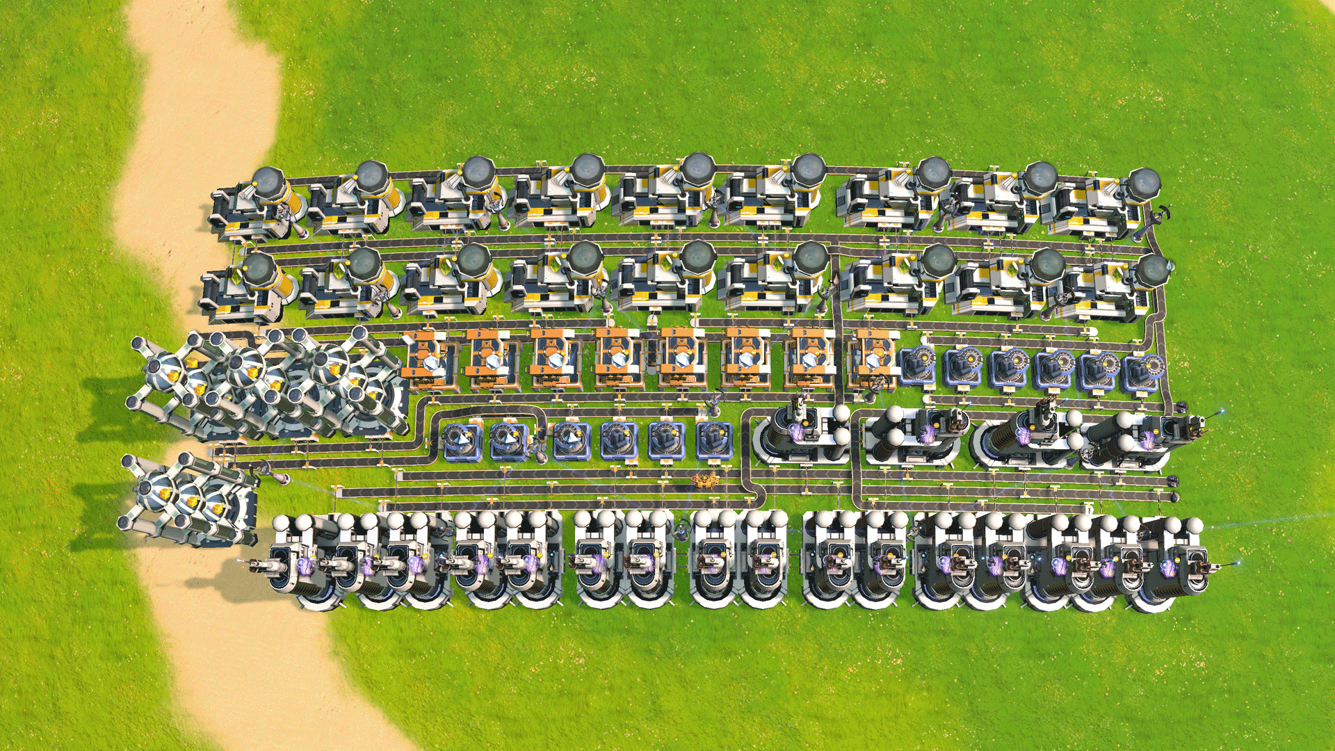 Dyson Sphere Blueprints - Early Stage 90/min Yellow Matrix from Raw 结构矩阵 黄糖