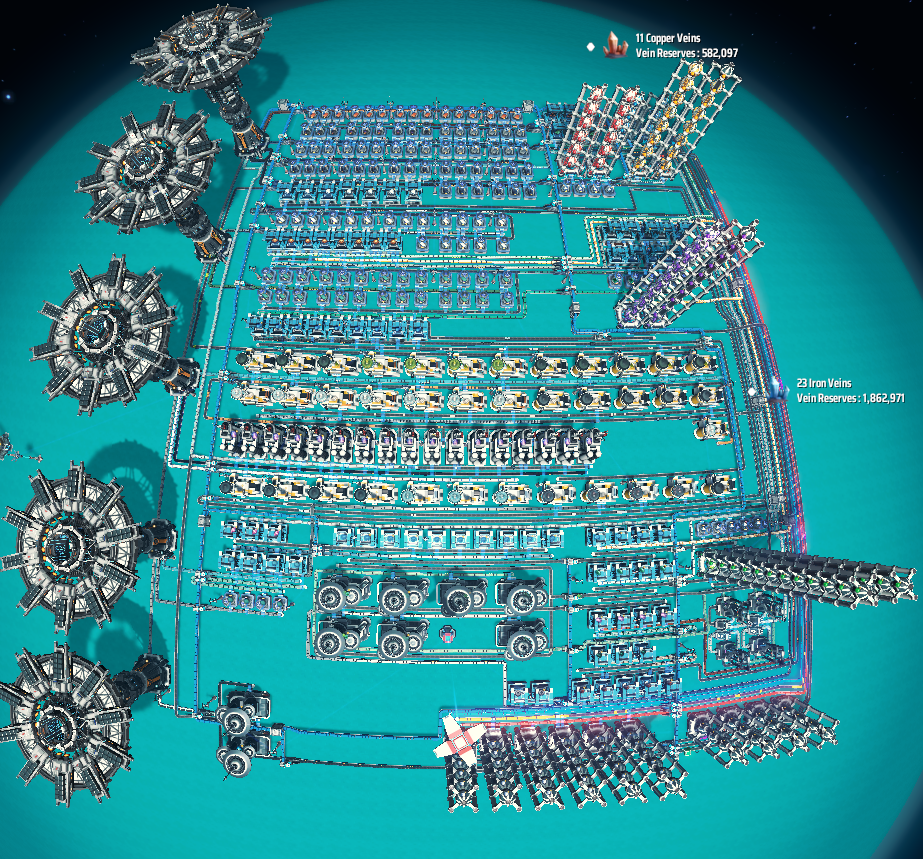 Dyson Sphere Blueprints - White Science 3/s (Only Rare is Fire Ice)