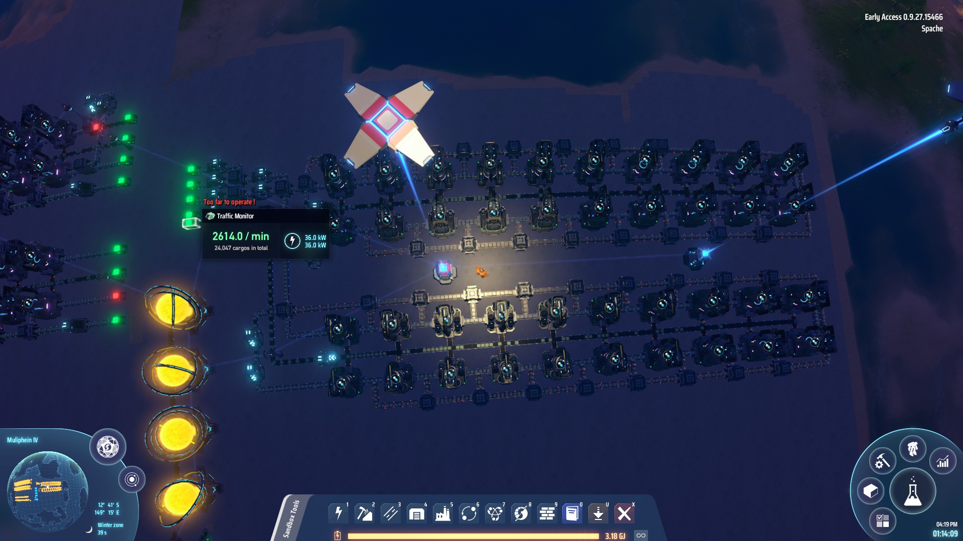 Dyson Sphere Blueprints - Fractionator Setup x40