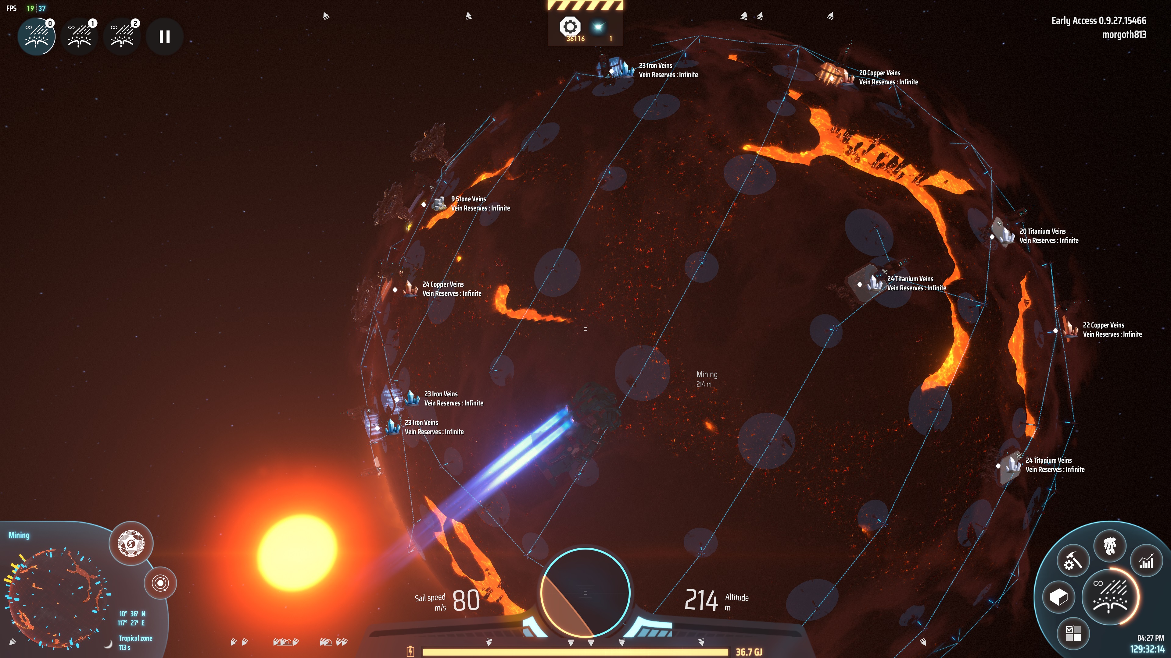 Dyson Sphere Blueprints - DSP END GAME - Mining Planet