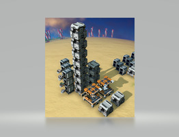 Dyson Sphere Blueprints - Vertical Bus Demo