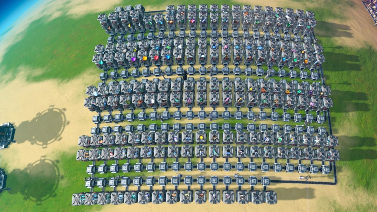 Dyson Sphere Blueprints - Inventory Sorter System with Bots