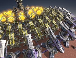 Dyson Sphere Blueprints - 极地 导弹 星防 发电集成阵地