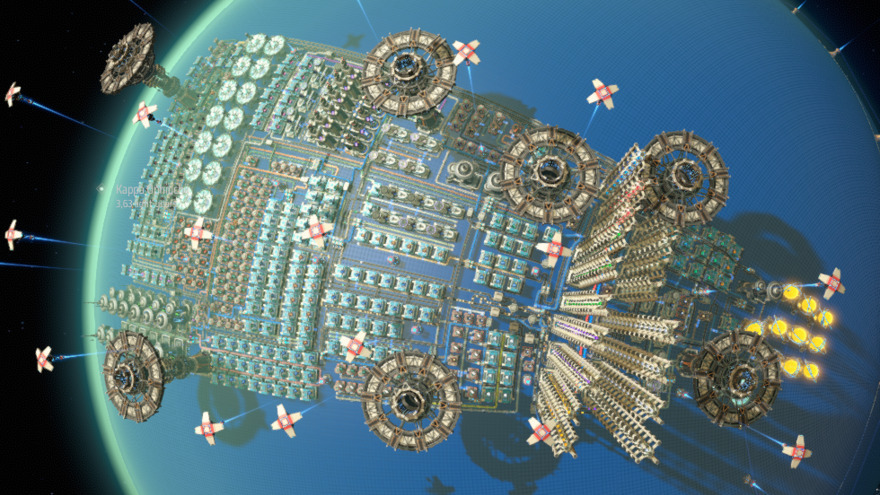 Dyson Sphere Blueprints - 300/min White RAW - Self Build