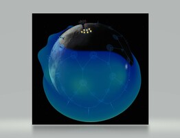 Dyson Sphere Blueprints - Planetary Shield 100% + Signal Cover 100%