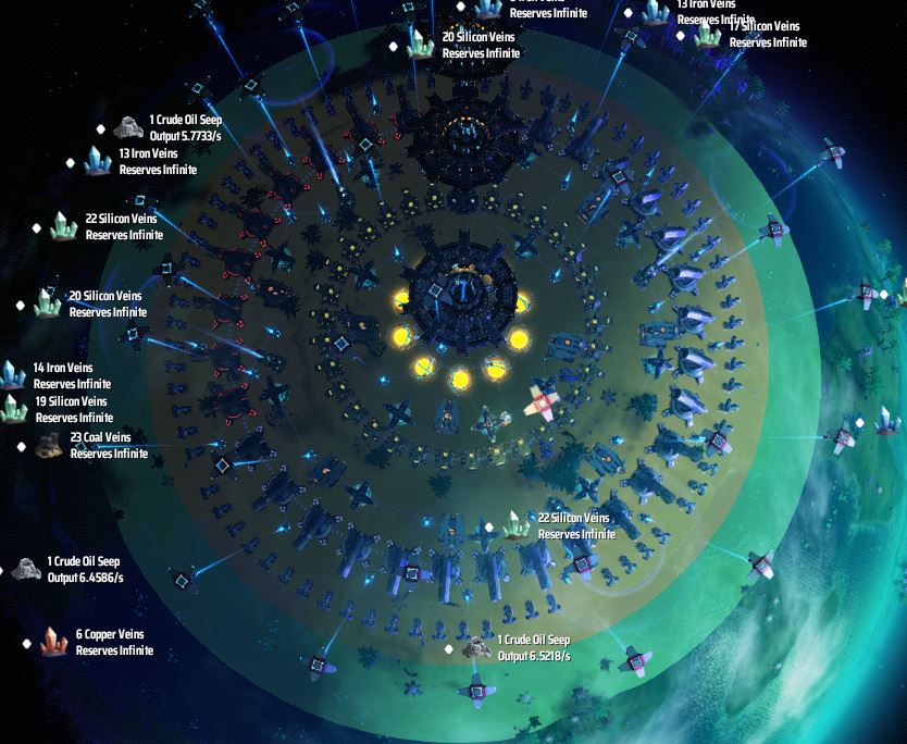 Dyson Sphere Blueprints - Defend the Planet and system