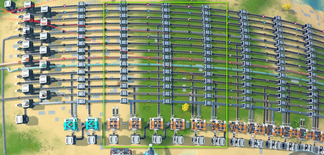 Dyson Sphere Blueprints - Early Main Bus Mall with Loot Sorter - Part 2 ...