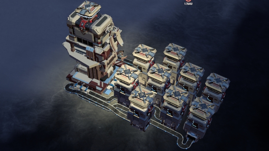 Dyson Sphere Blueprints - 10 Outputs Battlefield Analysis Base