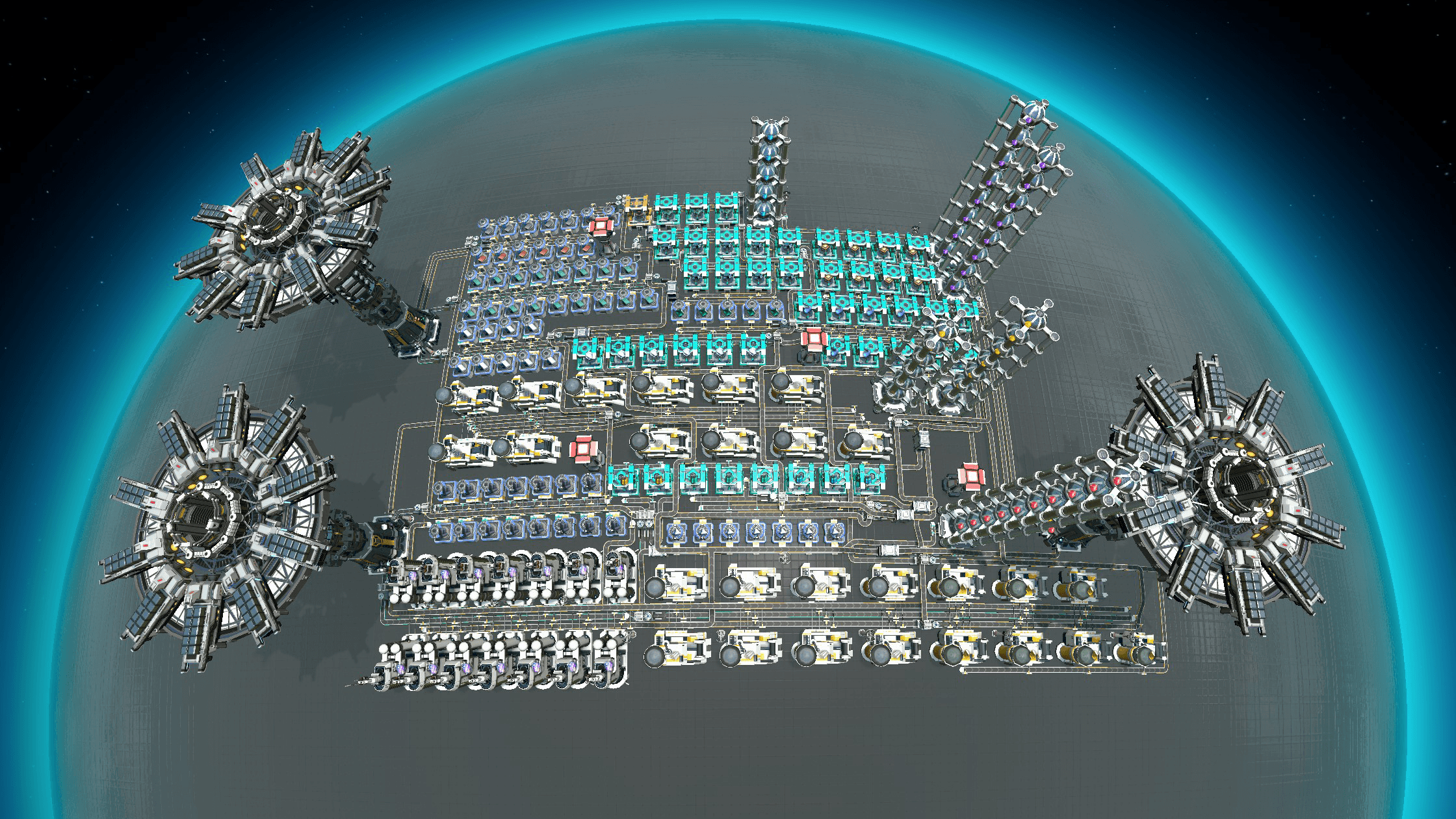Dyson Sphere Blueprints - Blue/Red/Yellow/Purple Four Cubes 120/min ...