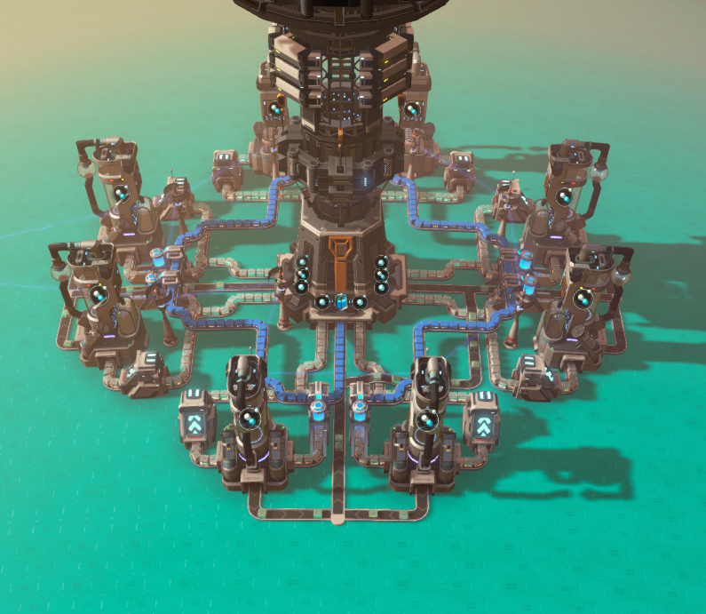 Dyson Sphere Blueprints - Compact Fractionators