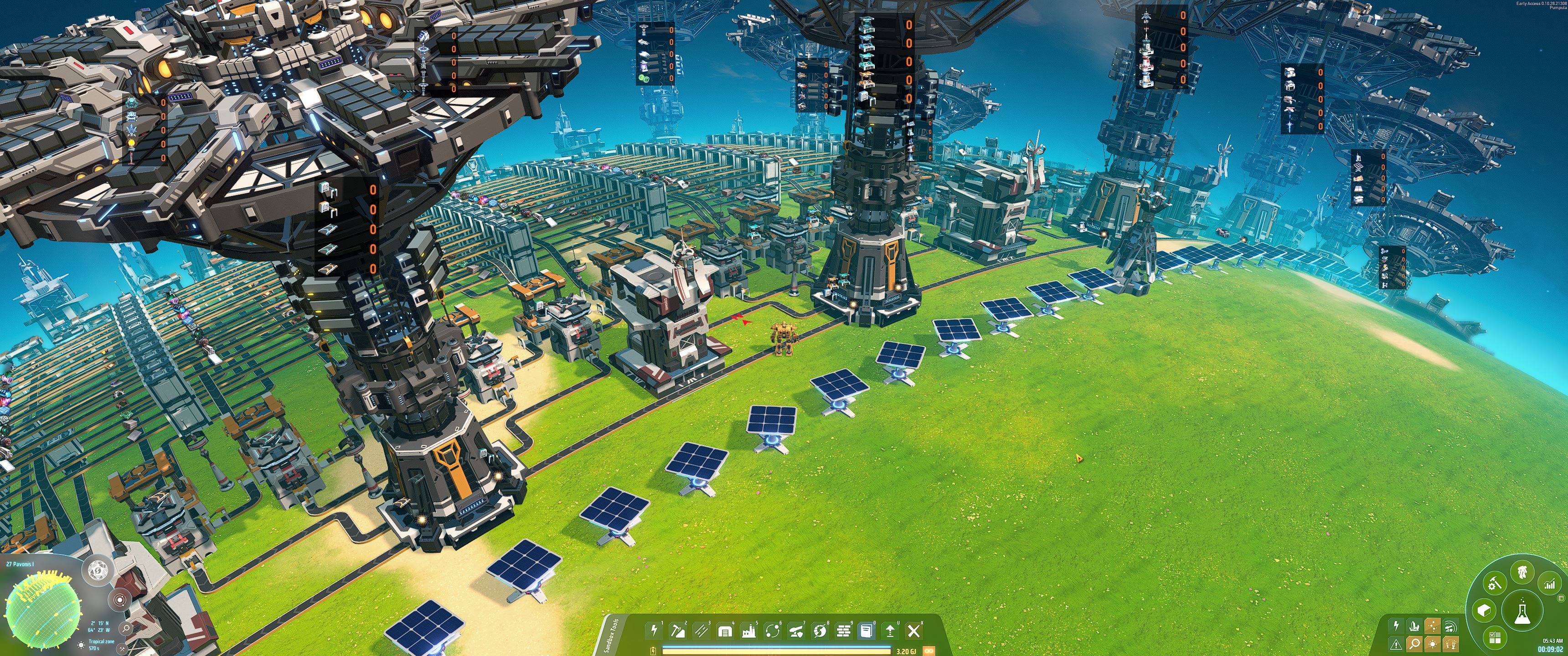 Dyson Sphere Blueprints - Double Stacked Bus Mall - Part 5