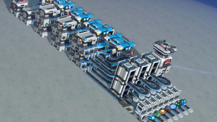 Dyson Sphere Blueprints - Pile Sorter, tight and compact, with Prof